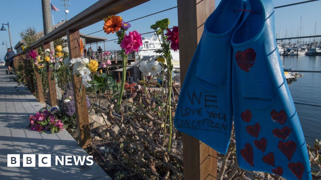 California boat fire: Police begin identifying victims - BBC News