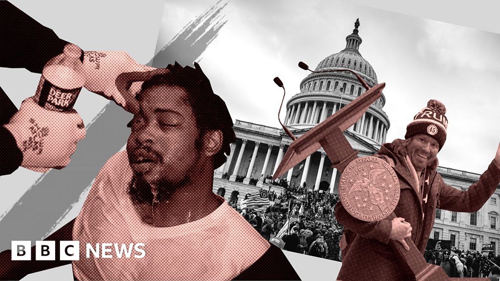 Capitol riots: Black Americans decry police double standards