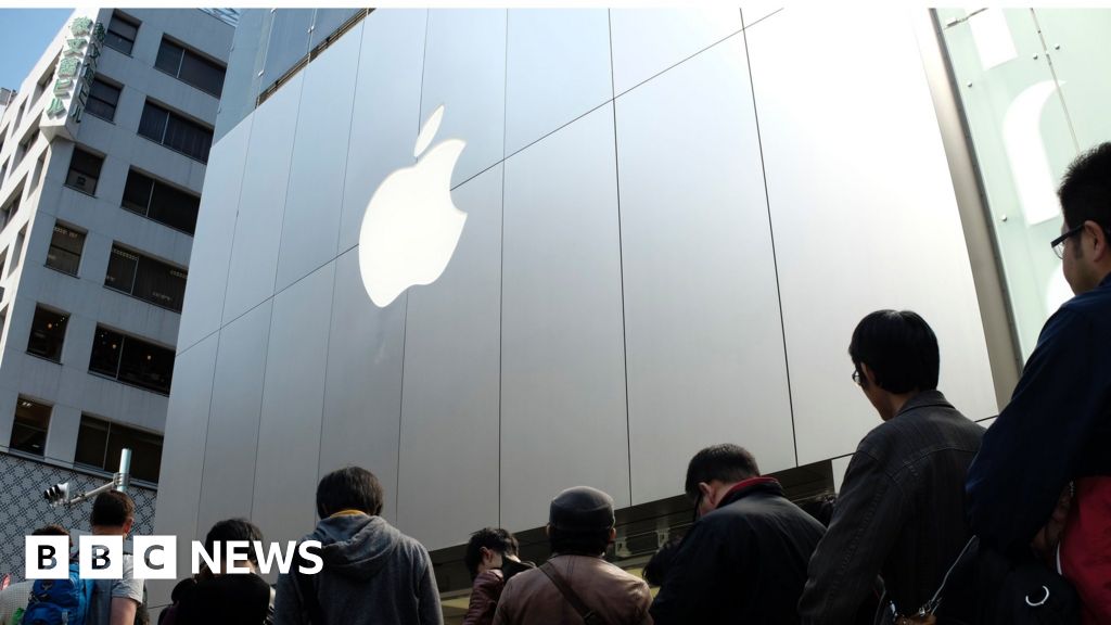 Apple iPhone sales fall, but beat estimates - BBC News