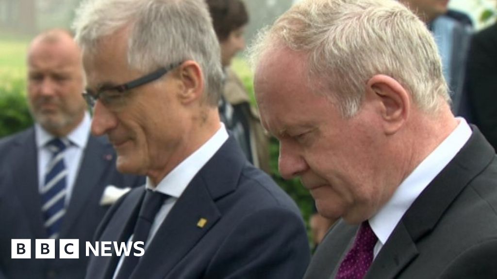World War One: Sinn Féin's Martin McGuinness lays wreath at Flanders ...