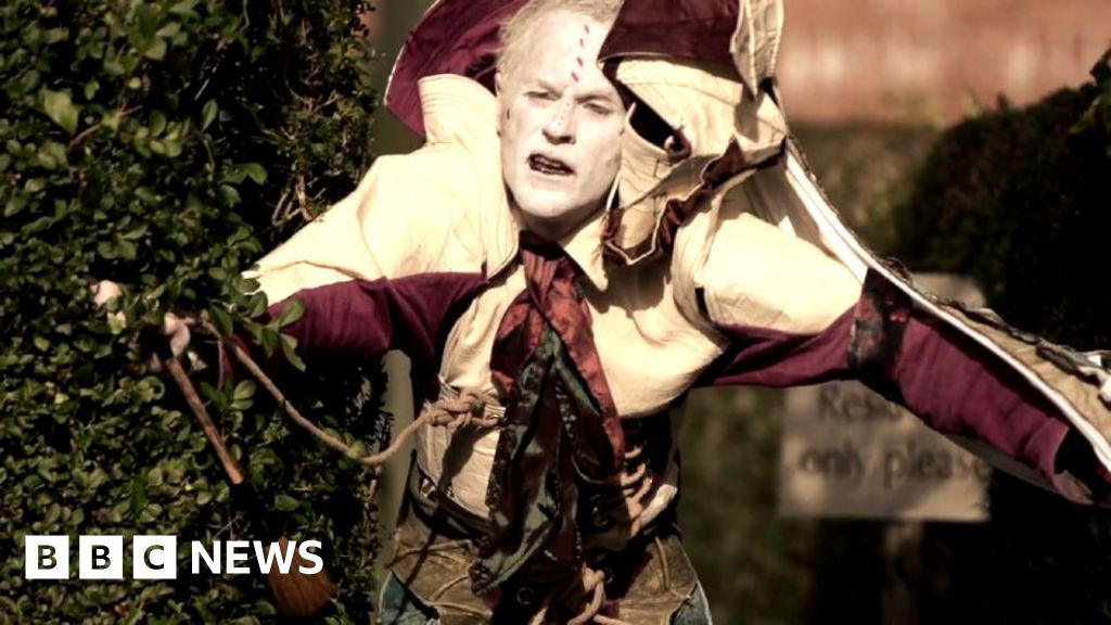 Unique costumes by Alex Rigg go on display in Dumfries - BBC News