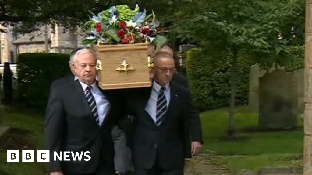 Mike Neville funeral: Respects paid to veteran TV presenter - BBC News