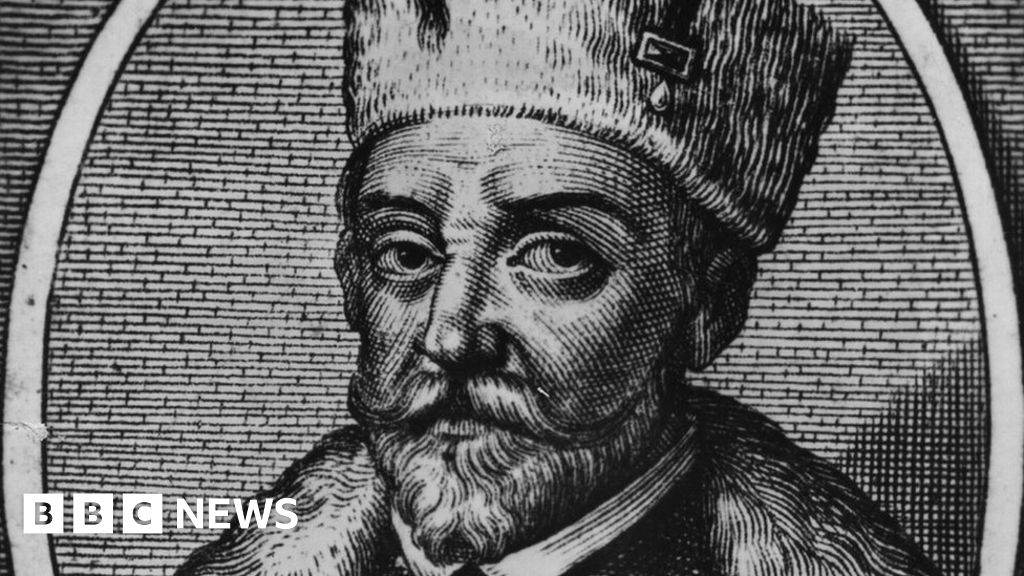 Artist makes 'bloody stake' memorial to Ivan the Terrible - BBC News