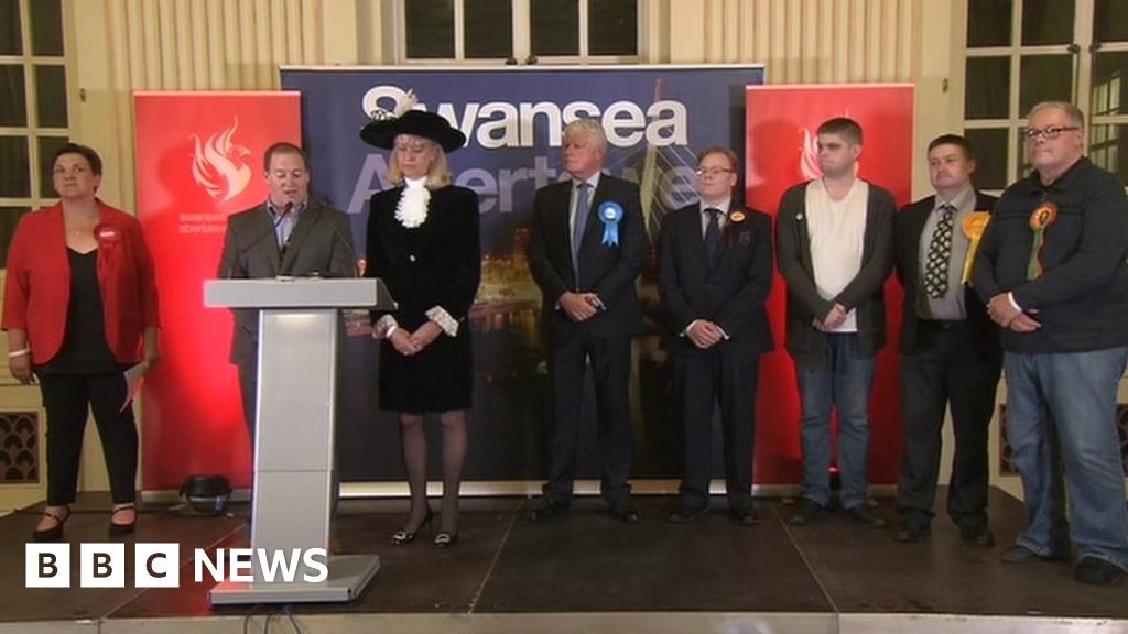 Labour's Tonia Antoniazzi wins Gower seat back from Tories - BBC News