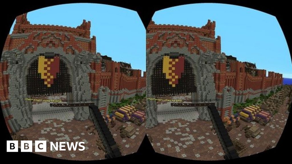Oculus Rift chief unveils Minecraft in VR - BBC News