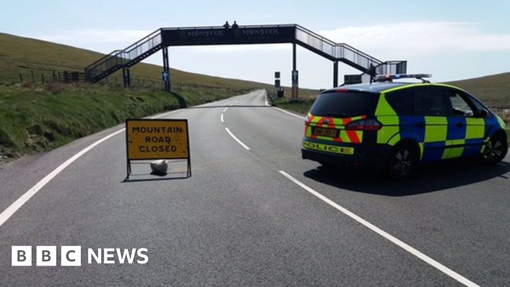 Isle of Man crash biker died from 'massive brain injuries'