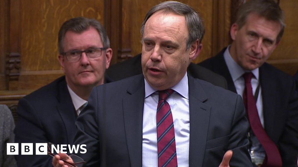 DUP MPs vote to block PM's Brexit timetable - BBC News