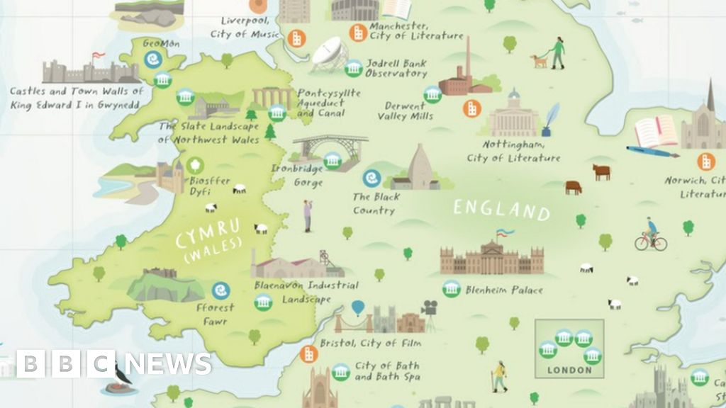 Heritage sites promoted on new Unesco map