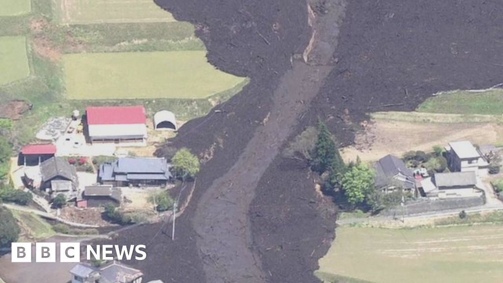 Japan earthquake: Aerial footage shows devastation - BBC News
