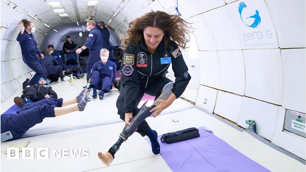 'It was magical' - the first disabled crew to fly in zero-gravity