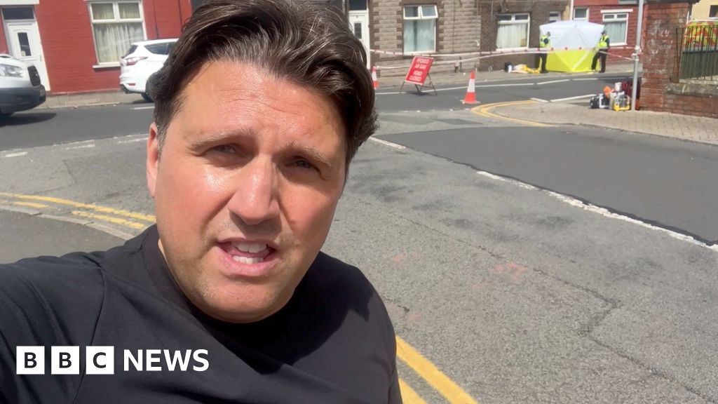 From the scene: Barry stabbing murder arrests - BBC News