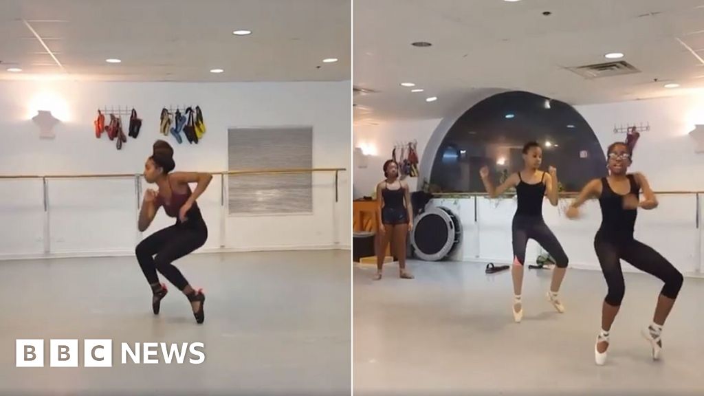 Ballerinas show off their skills to Jason Derulo music - BBC News