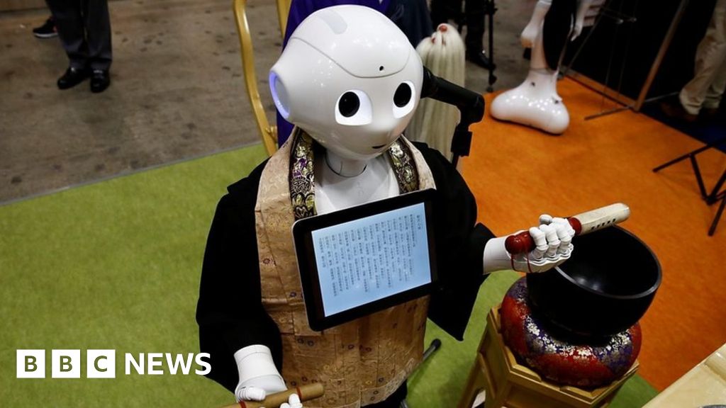 Robot priest: the future of funerals? - BBC News