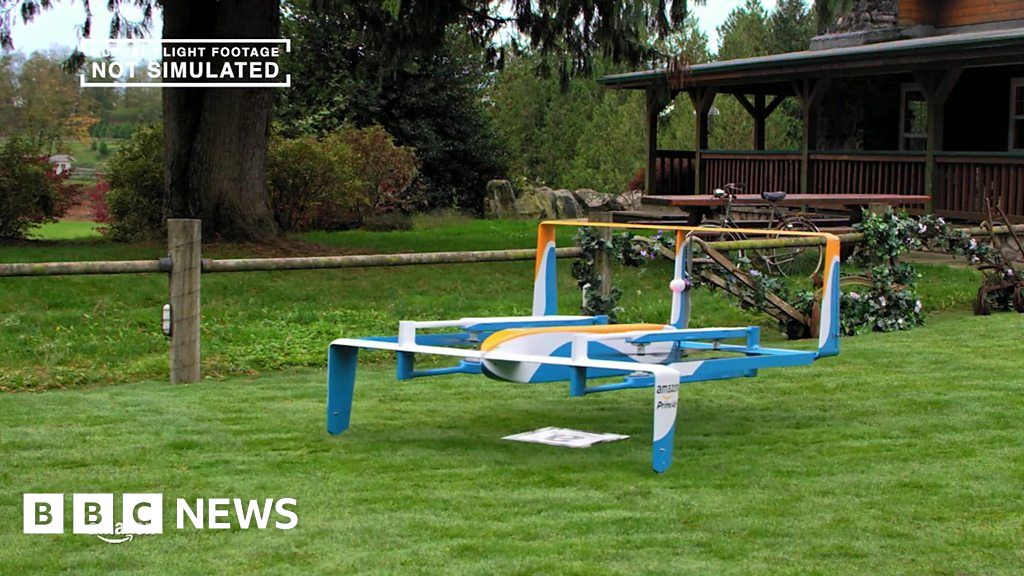 Amazon to test drone deliveries in UK - BBC News