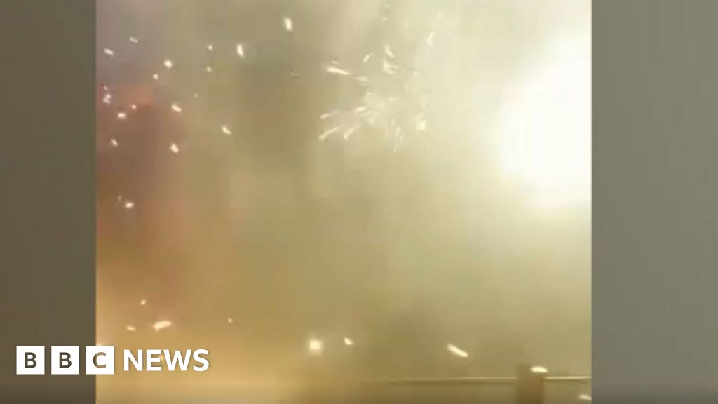 West Yorkshire firefighters attacked with fireworks