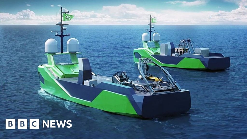 Ocean Infinity plans fleet of robot boats - BBC News