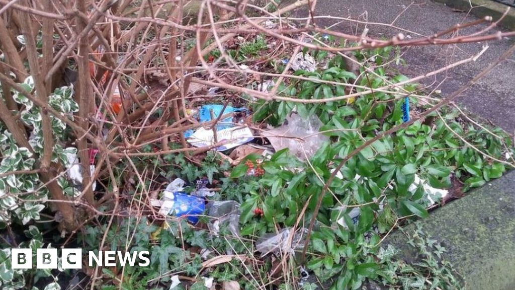 Liverpool litter crackdown sees 315 £80 fines issued in one day - BBC News