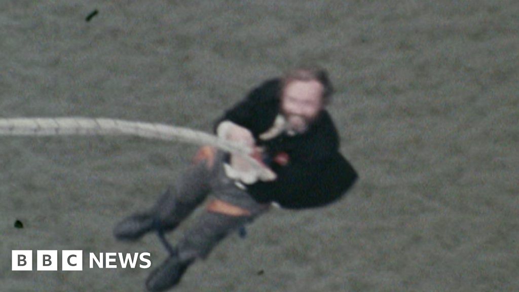 David Kirke: The incredible life of first-ever bungee jumper - BBC News