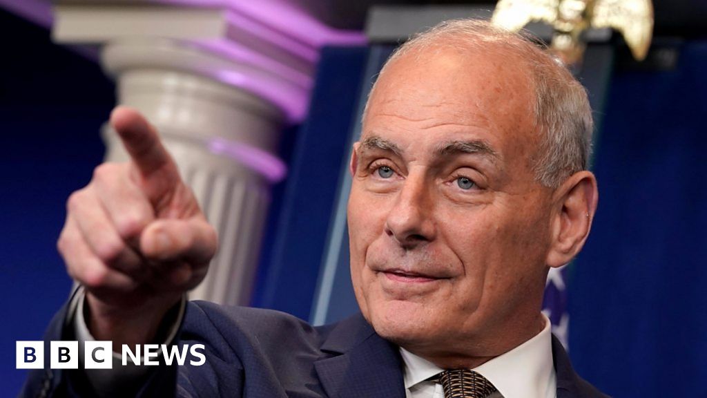 John Kelly on running Trump's White House - BBC News