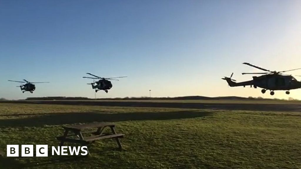 Army bids farewell to Lynx helicopter with flypast tour