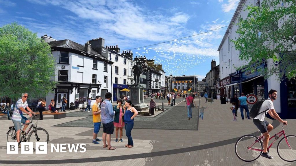 Kendal town centre revamp plan gets £13.4m levelling up cash - BBC News