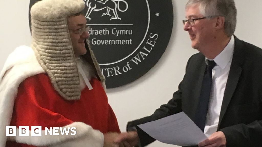 Wales new First Minister Mark Drakeford is sworn in - BBC News