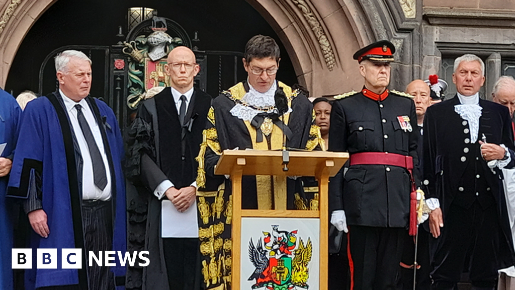 King Charles III: Proclamation events across the West Midlands - BBC News