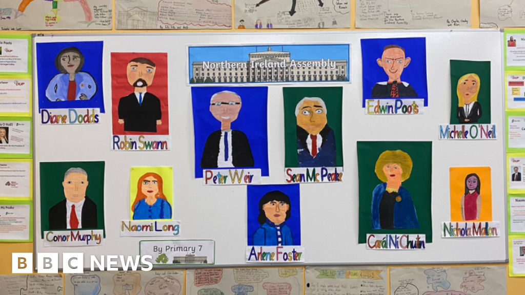 Stormont school portraits taking social media by storm - BBC News