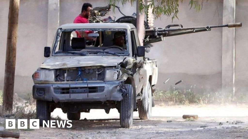 Libya conflict: Tripoli military school suffers deadly air strike - BBC ...