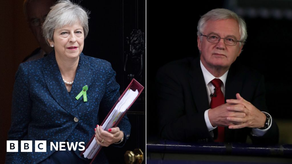 Brexit: David Davis calls for cabinet rebellion over PM's plan