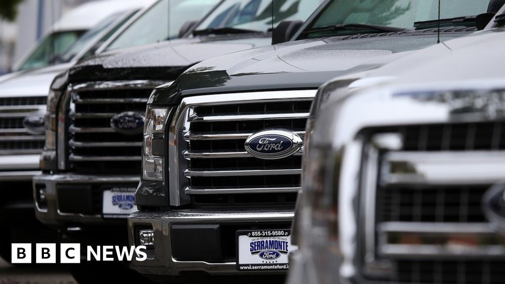 Ford reports record annual profit - BBC News