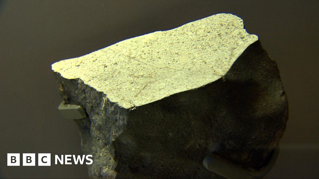 Crumlin meteorite returns to its 'earthly home'