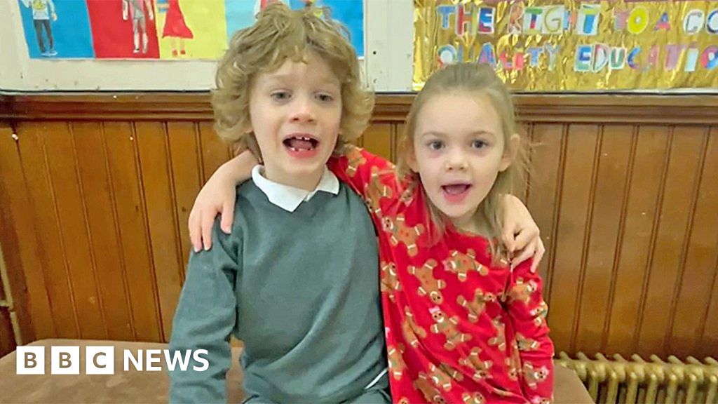 Watch children sing the classic rhyme Ally Bally Bee - BBC News