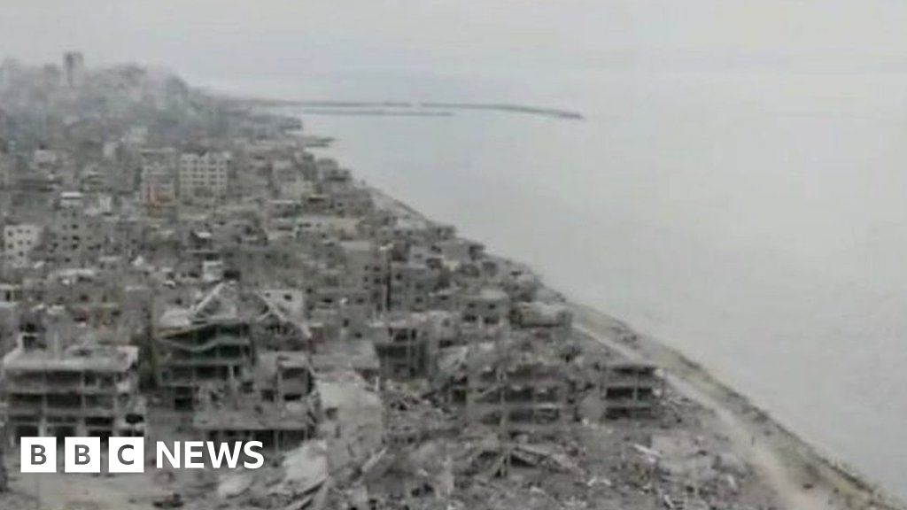 Gaza City: Drone video shows extensive destruction in seaside city