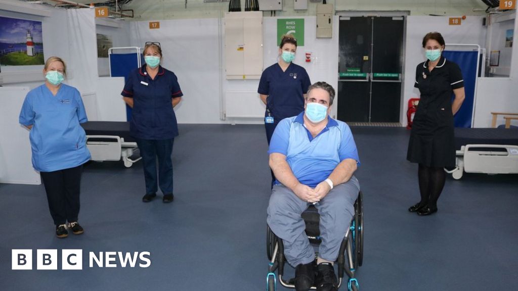 Covid: Deeside Rainbow Hospital admits its first patients