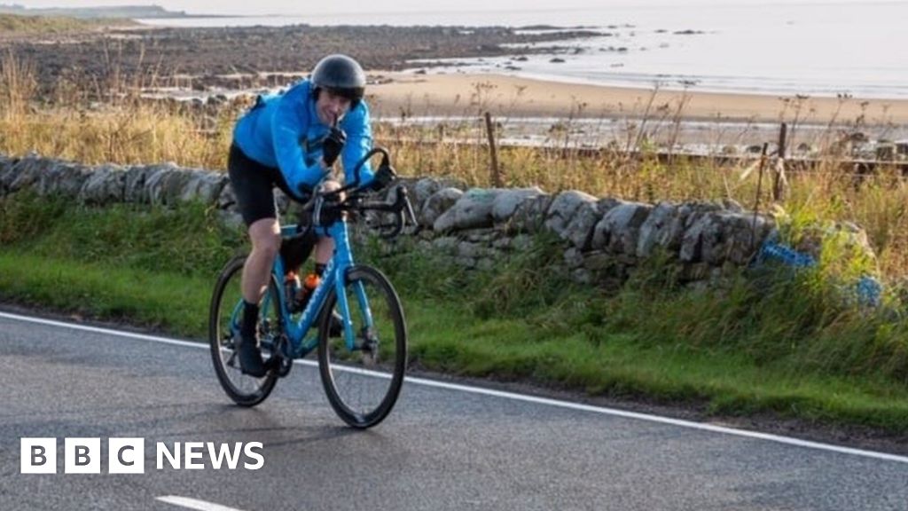 Crash cyclist 'sets new world record' for North Coast 500 - BBC News