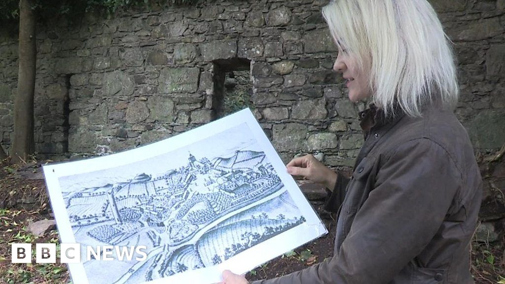 Clones: 'Lost castle' found in middle of town - BBC News