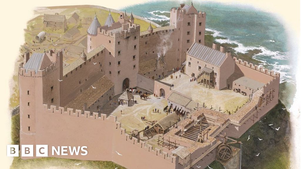 New insight into Tantallon Castle in East Lothian - BBC News