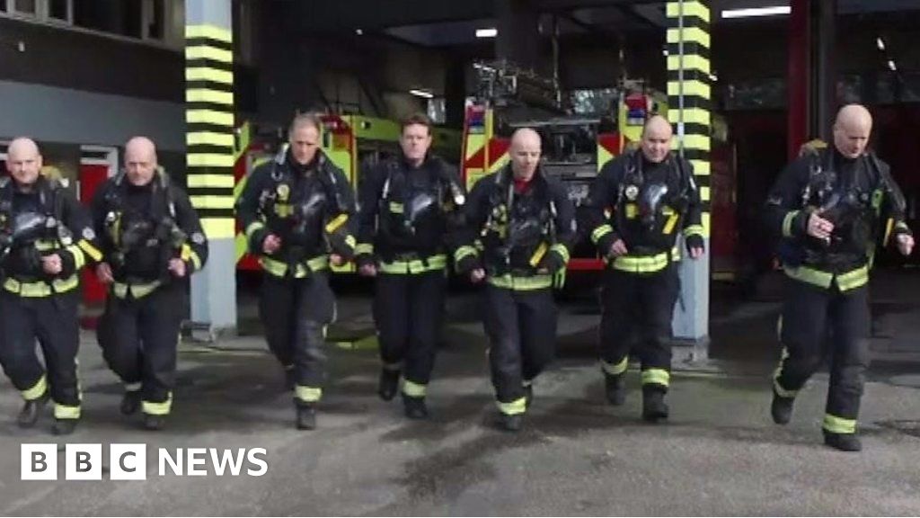 Meet Grenfell firefighters running London Marathon in full kit