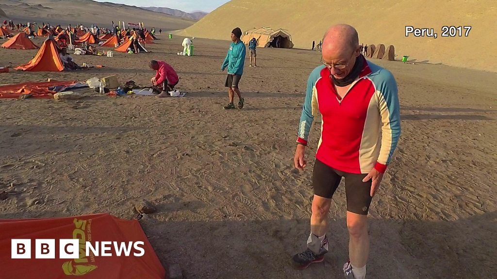 Runner Bill Mitchell, 73, runs 18 marathons a year - BBC News