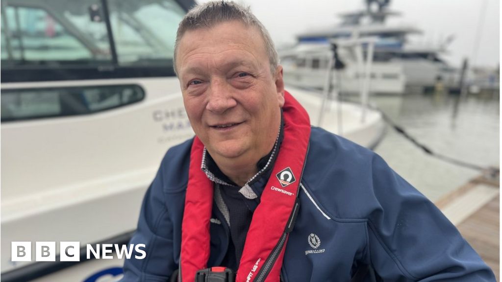 Disabled sailor Geoff Holt launches 'daring' charity challenge - BBC News