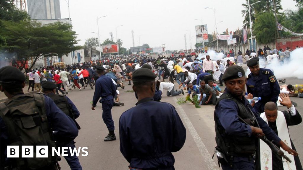DR Congo: Several deaths in anti-Kabila protests - BBC News