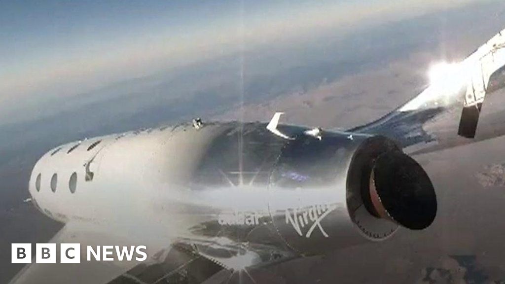 Virgin Galactic's SpaceShipTwo: The view from the edge of space - BBC News