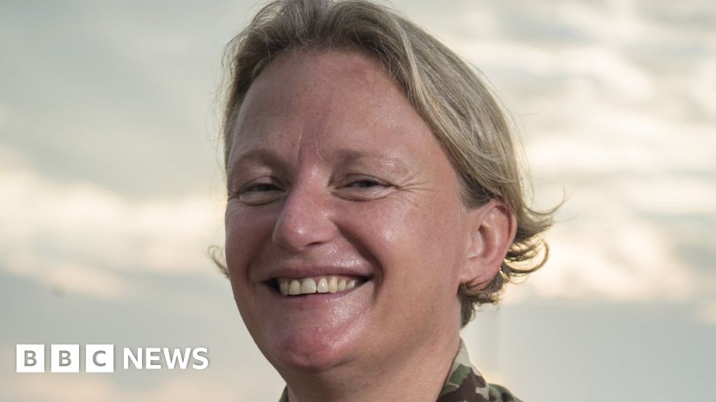 Royal Navy's first female admiral takes command - BBC News