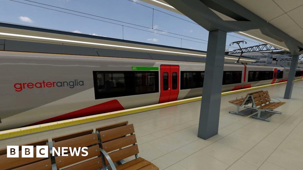 Greater Anglia's new trains revealed in virtual reality - BBC News