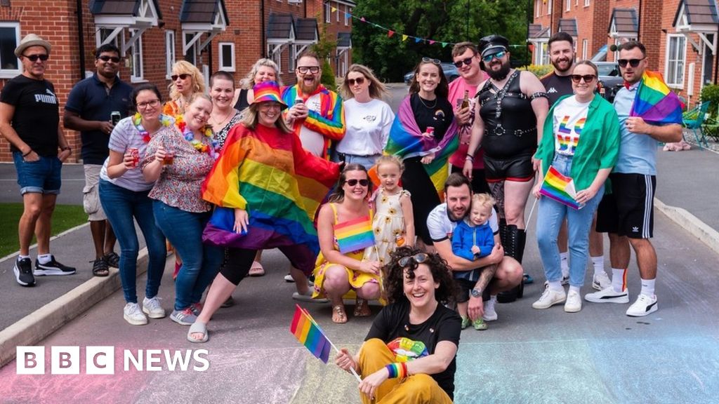 Rugby street hosts annual 80-metre Pride march