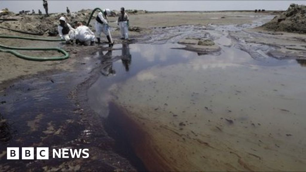 In pictures: Oil spill continues - BBC News