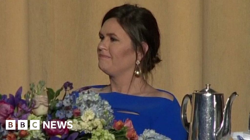 Comedian's Sarah Sanders 'roast' stuns White House Correspondents ...