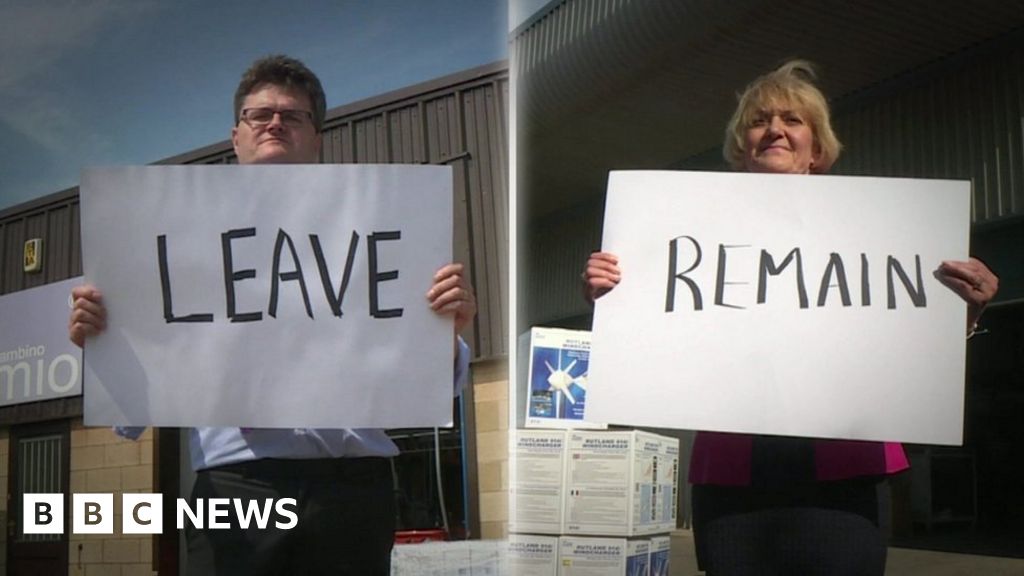 Gap narrows between leave and remain business voters - BBC News