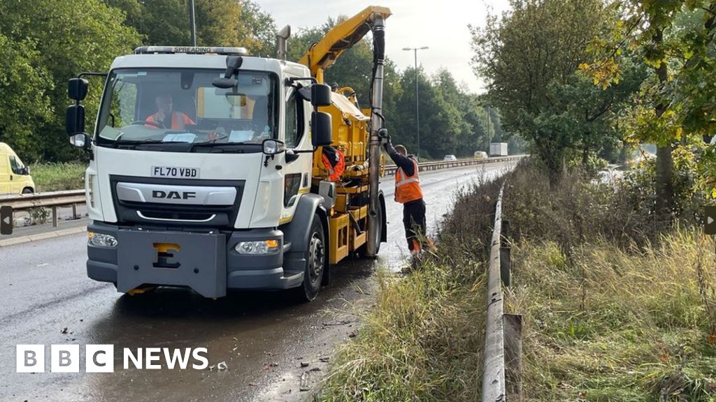 A52 into Derby could reopen earlier than expected, says council - BBC News